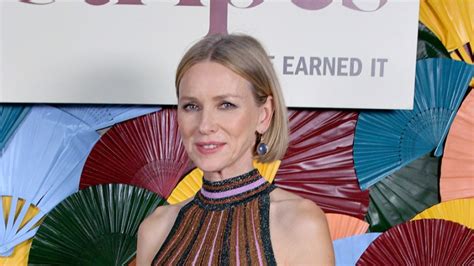 Naomi Watts Sparkles In Stripes To Launch Her Stripes Skin Care Brand