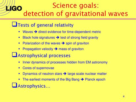 Gravitational Wave Detection With Interferometers Ppt Download