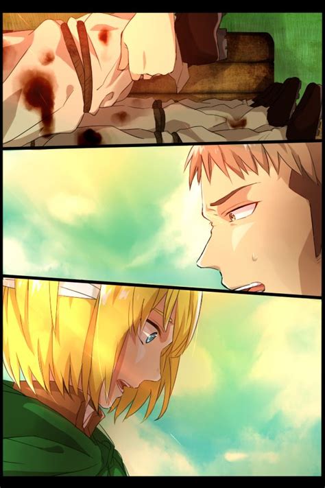 Armin Arlert And Jean Kirstein Герой искусство Атаке титанов Аниме