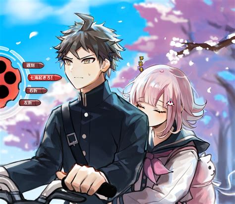 Nanami Chiaki And Hinata Hajime Danganronpa And 2 More Drawn By