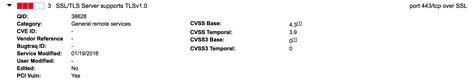 detecting ssl and early tls unvalidated input