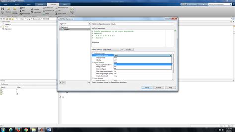 how to code and publish matlab 2016b to word beginners guide 4