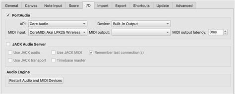 no sound output if midi keyboard is used for input musescore
