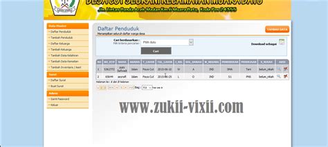 download source code aplikasi administrasi desa berbasis codeigniter