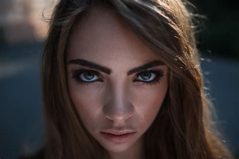 Face Blonde Model Portrait Women Wallpaper Coolwallpapers Me