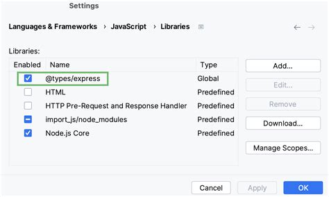 configure javascript libraries jetbrains rider documentation