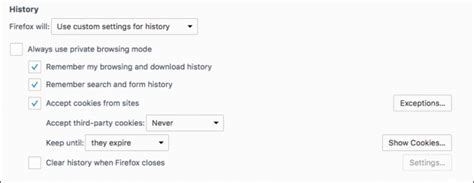 how to clear your browsing history in firefox