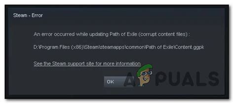 fixes for error occured while updating corrupt content files in steam