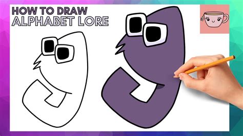 How To Draw Alphabet Lore Lowercase Letter A Cute Easy Step By Step