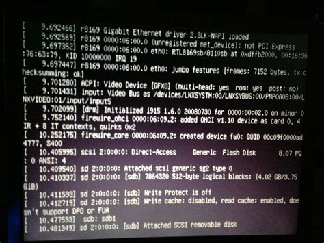 live usb since ubuntu persistent usb crashed it fails to boot with