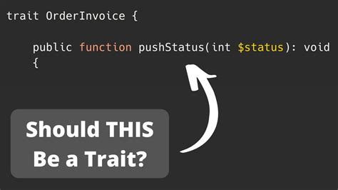 how when to use traits in laravel my opinion youtube