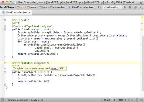 java ee 7 and intellij idea 13 restful web services made easy the