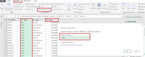 adding calculated row calculated items using power query power bi