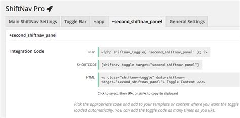 toggling secondary instances [pro] shiftnav knowledgebase