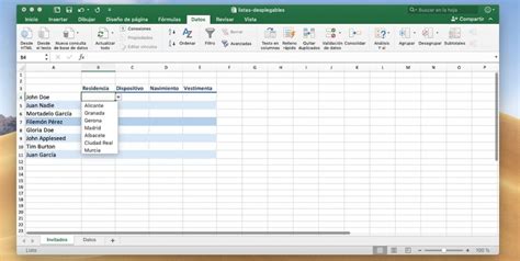 cómo hacer una lista desplegable en excel fáci y rápido guías