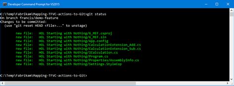 mapper des actions tfvc à git azure repos microsoft learn
