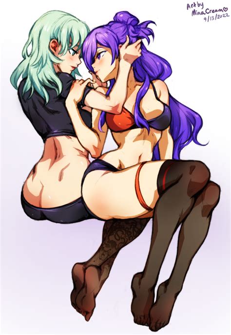 Byleth Byleth Shez And Shez Fire Emblem And 2 More Drawn By Mina