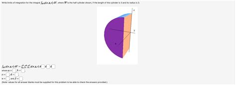 Solved ∫wg X Z Z Dv ∫mb∫ad∫afg Z Z Z D D D Where