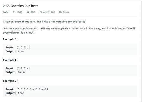 leetcode 217 contains duplicate thedeployguy