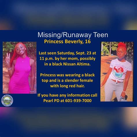 16 Year Old Missing Out Of Pearl Vicksburg Daily News
