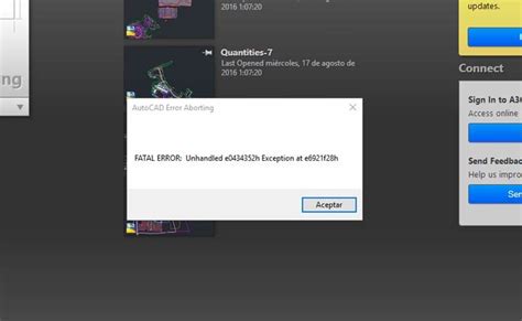 solved warning an error occured during save autodesk