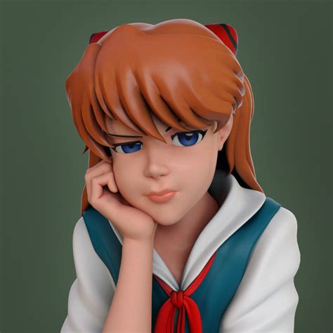 Artstation Asuka Evangelion Fanart
