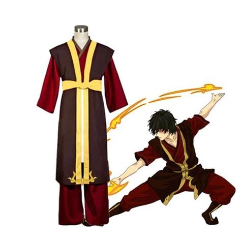 Anime Avatar The Last Airbender Adults Prince Zuko Outfit Cosplay