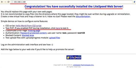 how to install and configure openlitespeed with php 7 on centos 7