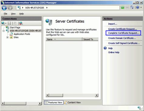 Установка ssl сертификата на microsoft iis 7 ssl центр