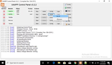 how to fix an error of phpmyadmin access denied in xamp