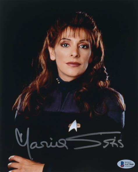Marina Sirtis Signed Star Trek The Next Generation 8x10 Photo