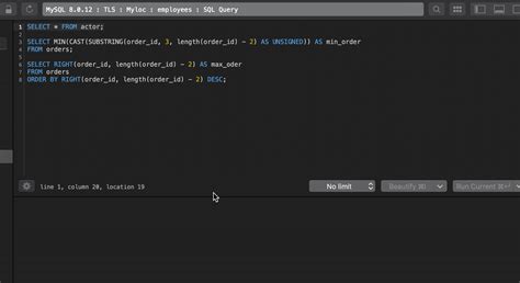 multi cursors in tableplus s query editor tableplus