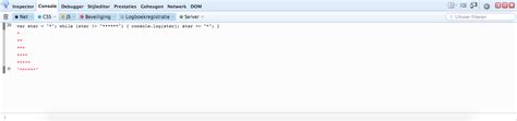 javascript what does the last line of console output in firefox