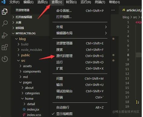 vscode侧边栏源代码管理source control不见了 掘金