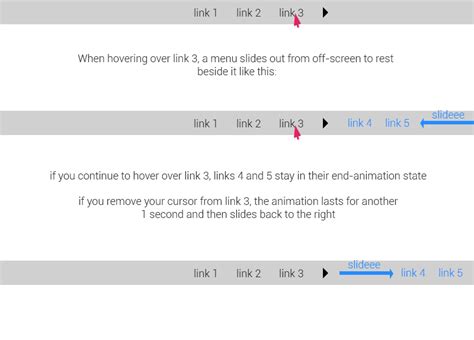 javascript js sliding menu help animation delay in the middle