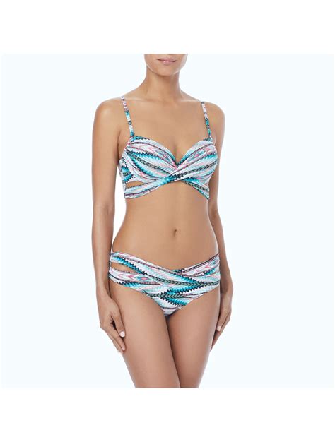 Coco Reef Enrapture Bra Sized Wrap Underwire Bikini Top Mojave