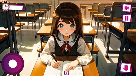 Anime High School Mädchen Sakura Lebenssimulator 2024 Mein Anime Schul