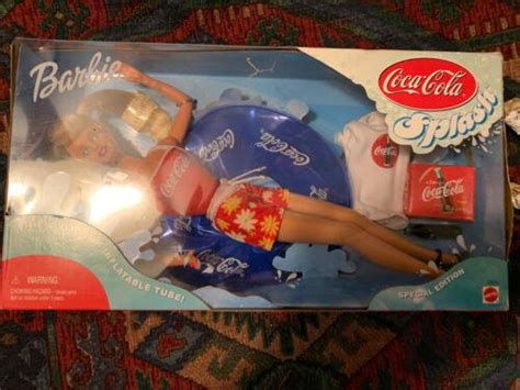 Vintage 1999 Coca Cola Splash Barbie Doll Special Edition Mattel No