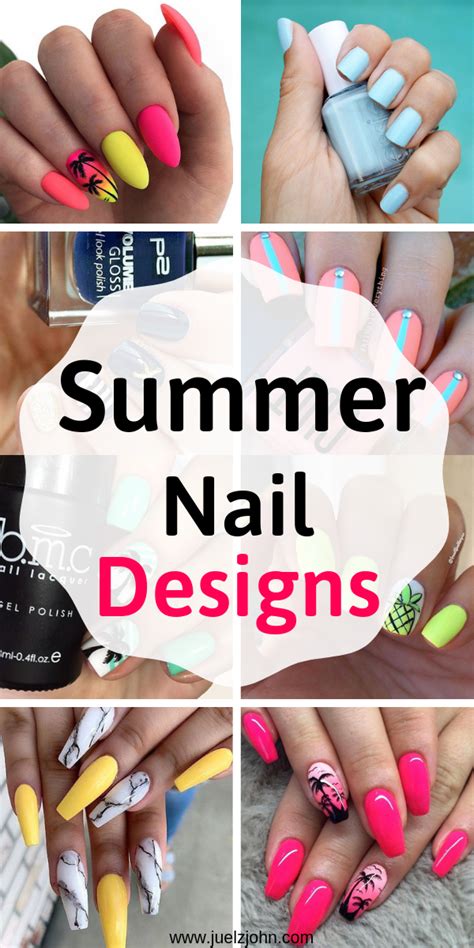 25 Fun Summer Nail Designs You Cant Afford To Miss Juelzjohn