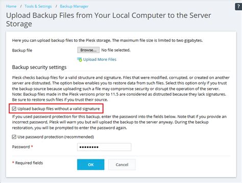 how to restore a plesk xml tar xml zip backup file on another plesk