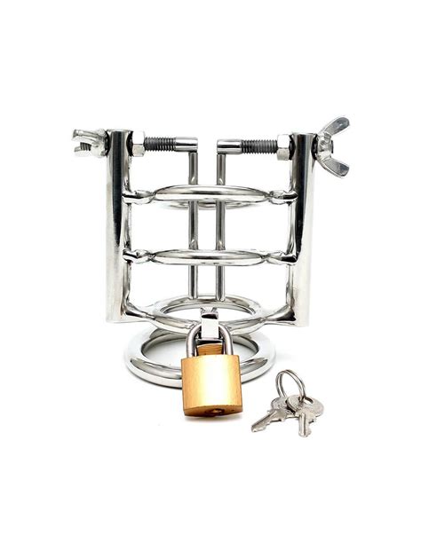 Rimba Urethral Stretcher With Cockring And Padlock