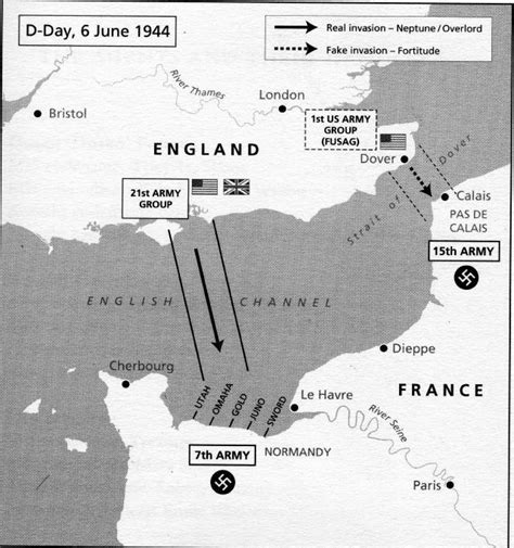 D Day Invasion 6 June 1944 Maps On The Web