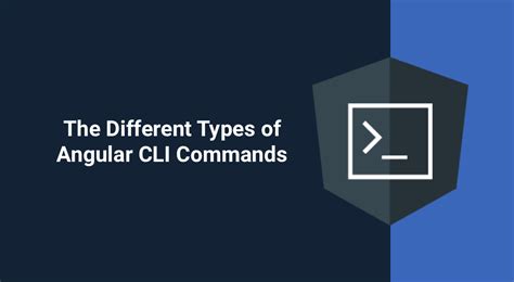 the different types of angular cli commands
