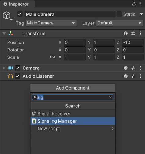 creating the scene unity render streaming 3 1 0 exp 7