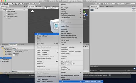 arkit arkit3 0 cannot add reference object library in unity stack