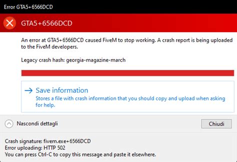 i can t start fivem it keeps crashing fivem client support cfx re