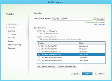 installing and configuring citrix xendesktop 7 1 and publishing
