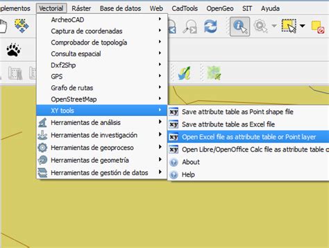 cara memasukkan data excel ke qgis
