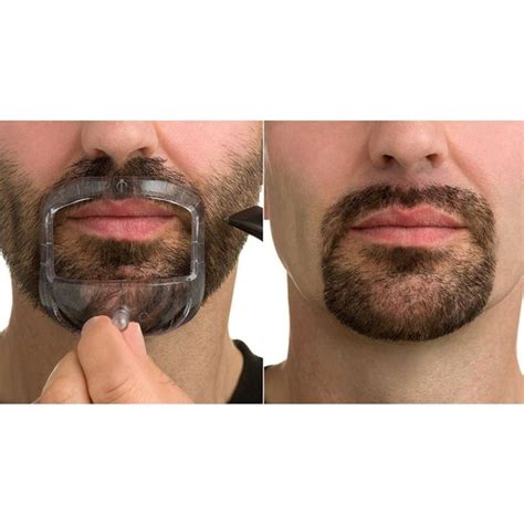 Goatee Shaving Template