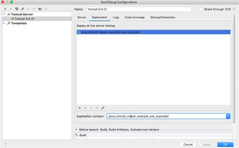 tomcat deployment intellij ignore context xml and keep pick one from